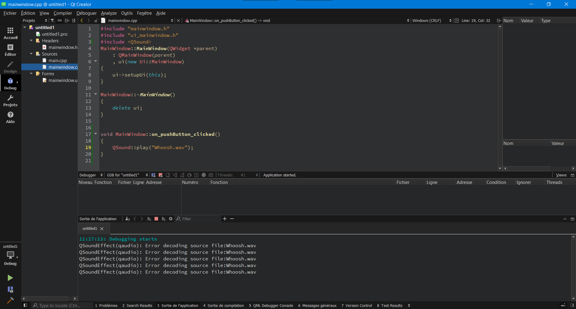 [Résolu] impossible d'inclure QSound - c++ qt par unel - page 1 - OpenClassrooms